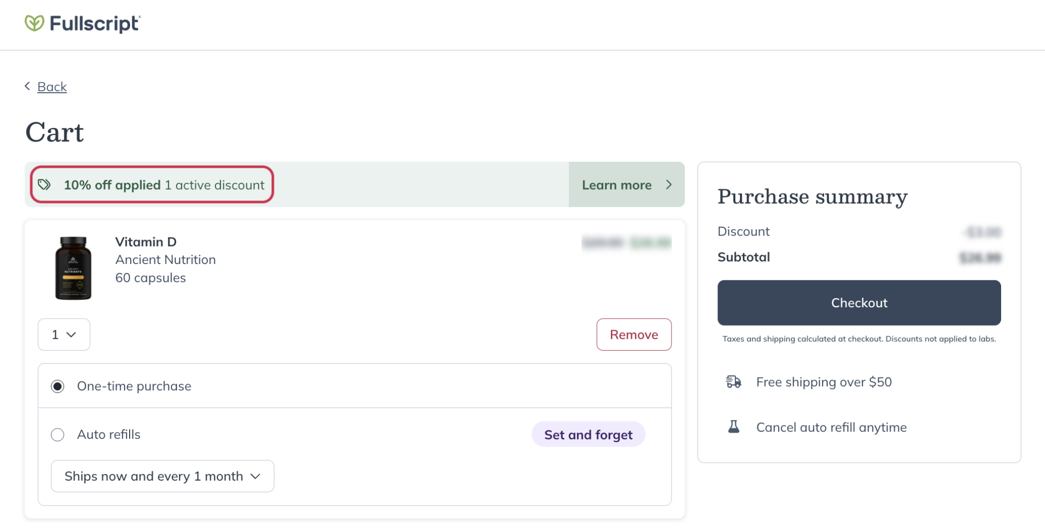 Understanding product discounts - Fullscript Support Center
