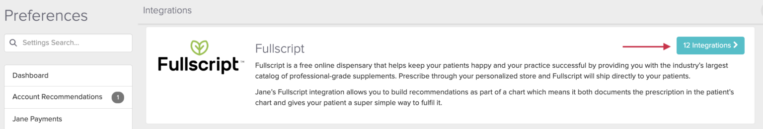 Jane integration - Fullscript Support Center