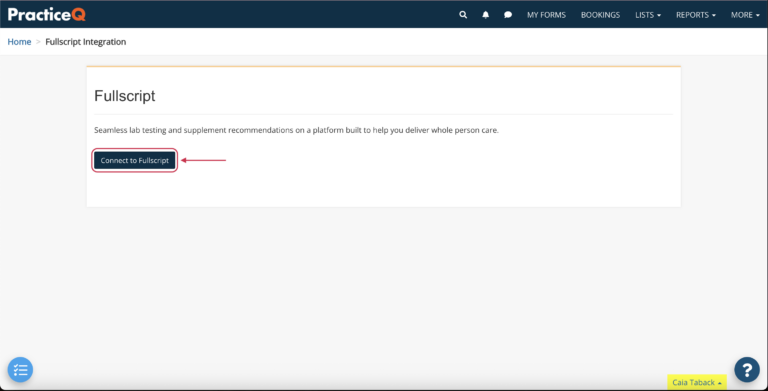 PracticeQ integration - Fullscript Support Center