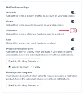 Provider account settings - Fullscript Support Center