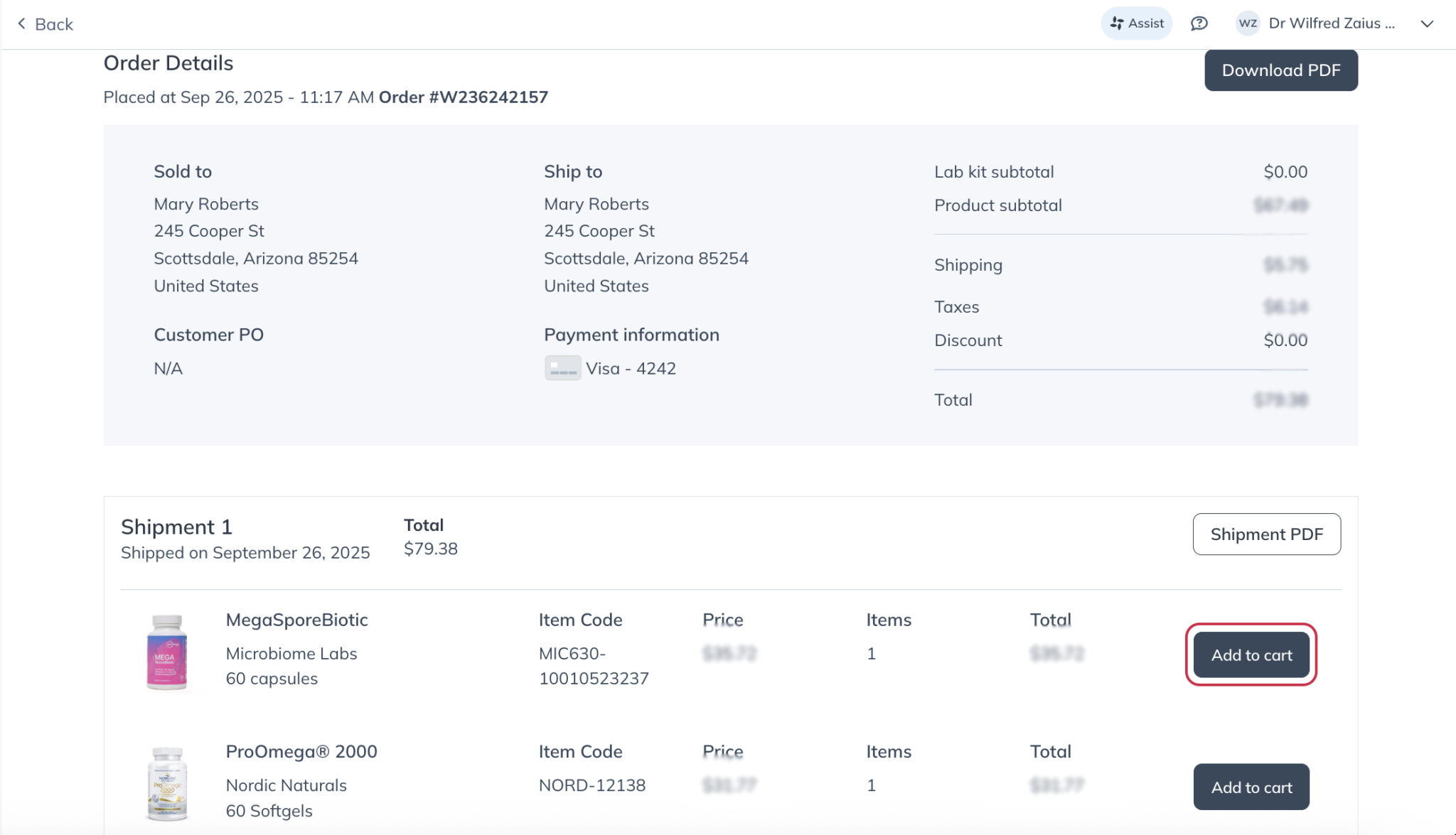 Building your wholesale order - Fullscript Support Center