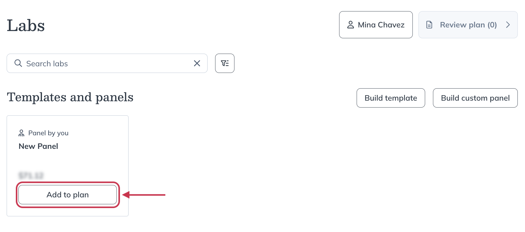 Custom panels - Fullscript Support Center