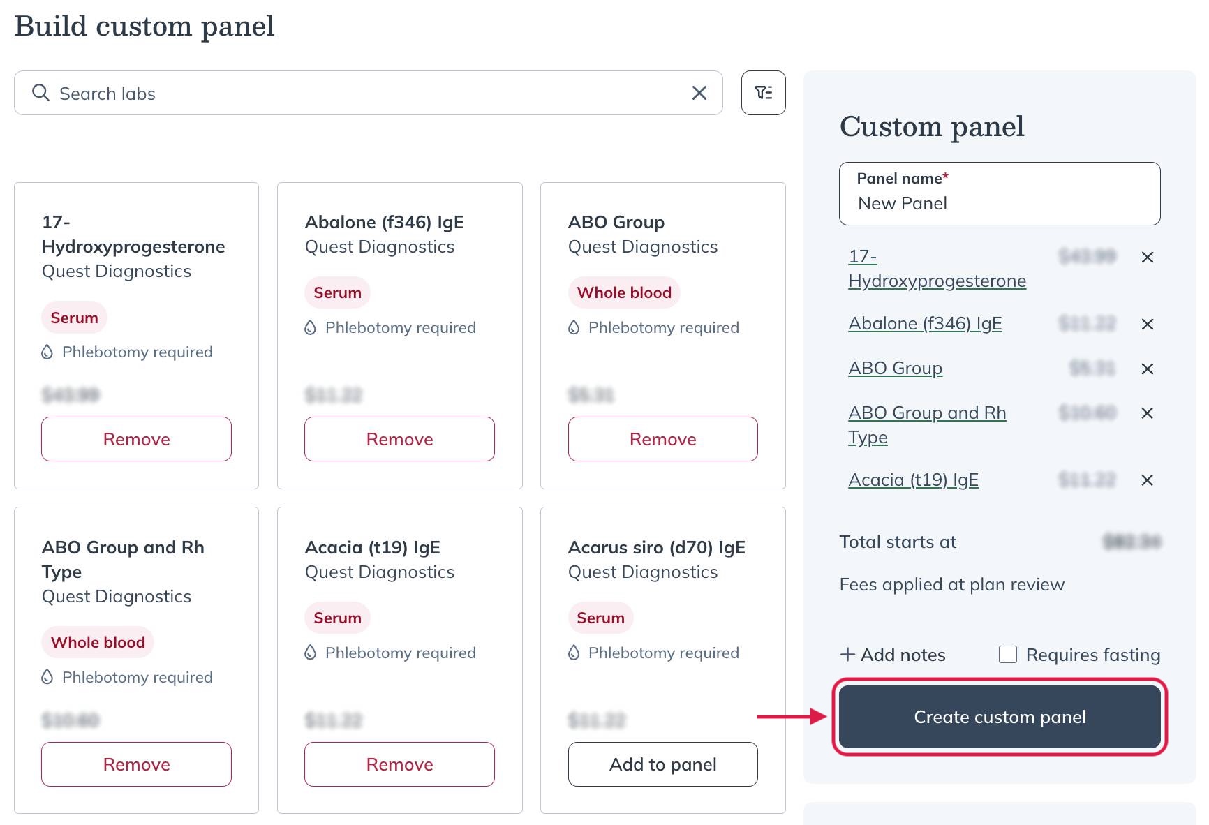Custom panels - Fullscript Support Center
