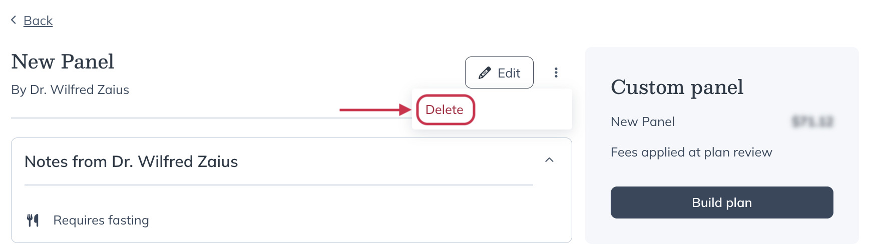 Custom panels - Fullscript Support Center