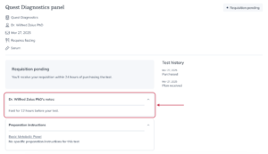 Lab testing instructions - Fullscript Support Center