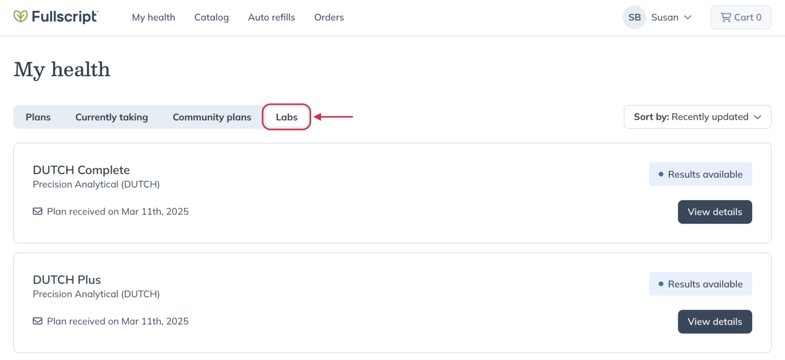 Where to find your Rupa order history on Fullscript - Fullscript ...