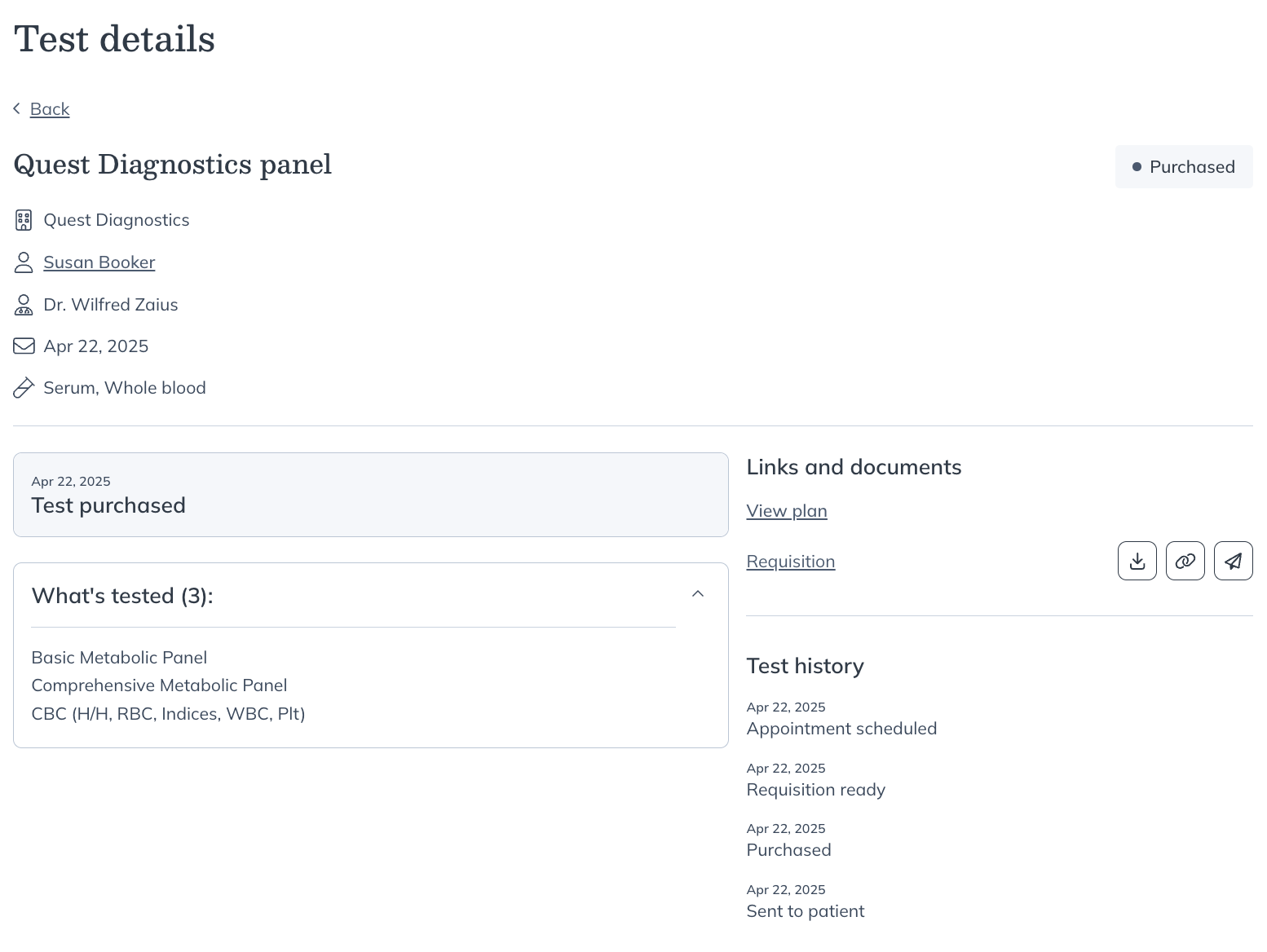 Lab orders dashboard - Fullscript Support Center