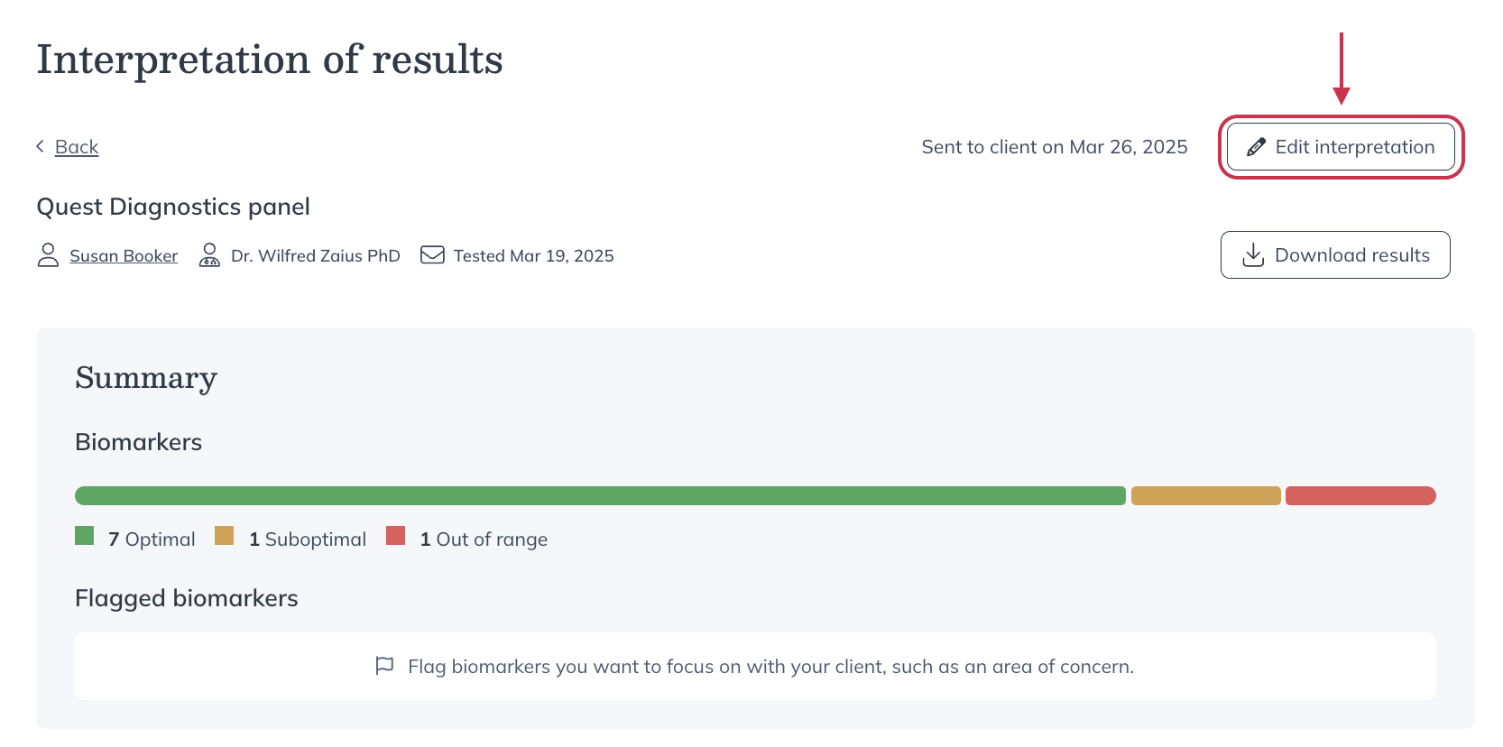 Lab interpretations and trends - Fullscript Support Center