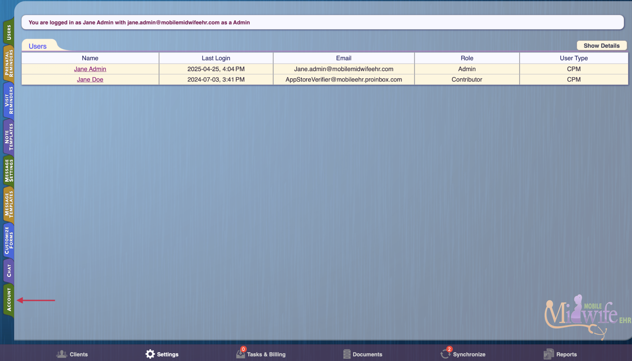 Mobile Midwife integration - Fullscript Support Center