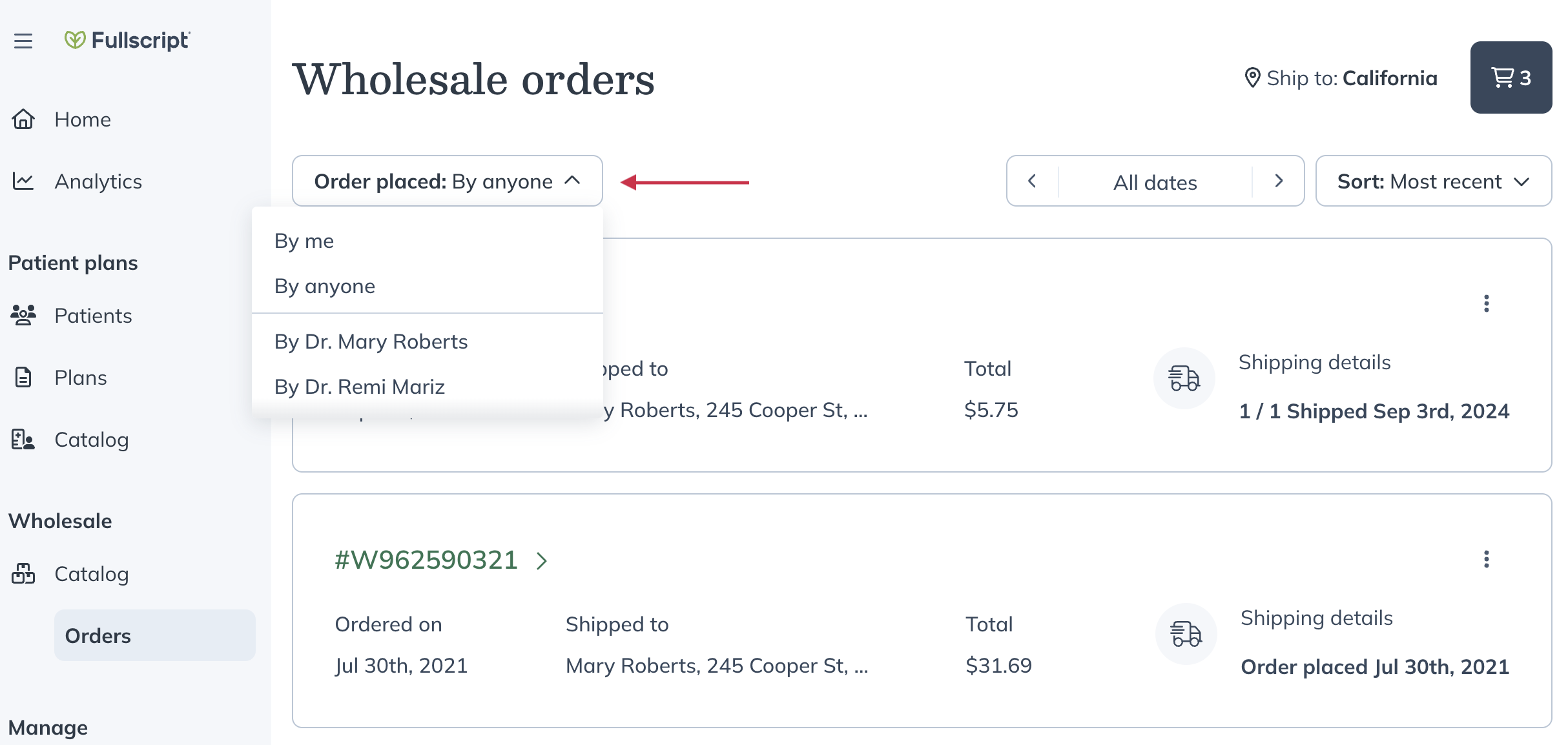 Wholesale ordering for staff members - Fullscript Support Center