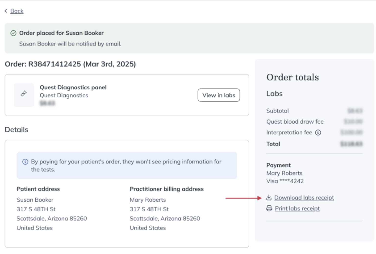 Labs billing & payment - Fullscript Support Center