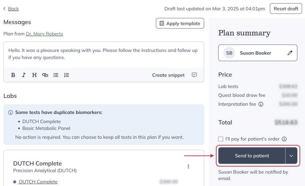 Labs billing & payment - Fullscript Support Center
