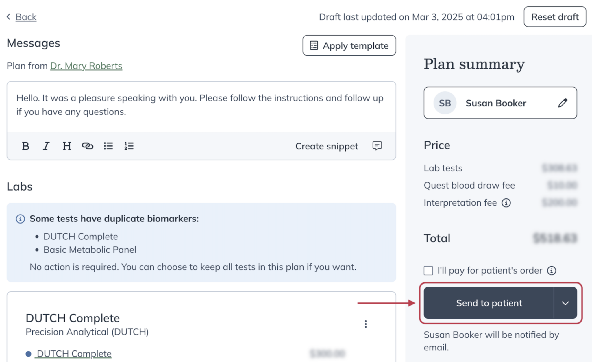 Labs billing & payment - Fullscript Support Center