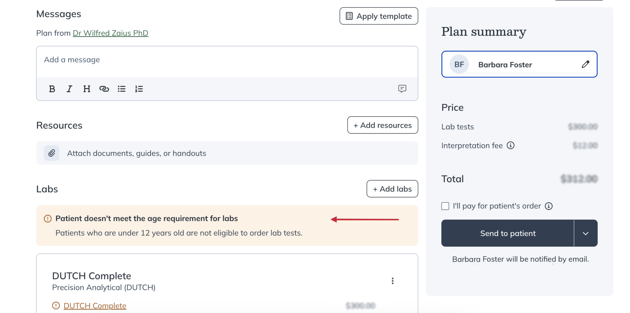 Managing dependent accounts - Fullscript Support Center