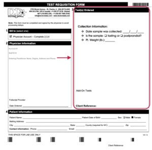 Requisition forms | Doctor’s Data - Fullscript Support Center