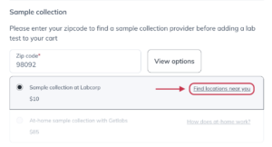 Completing your Access lab test with Labcorp