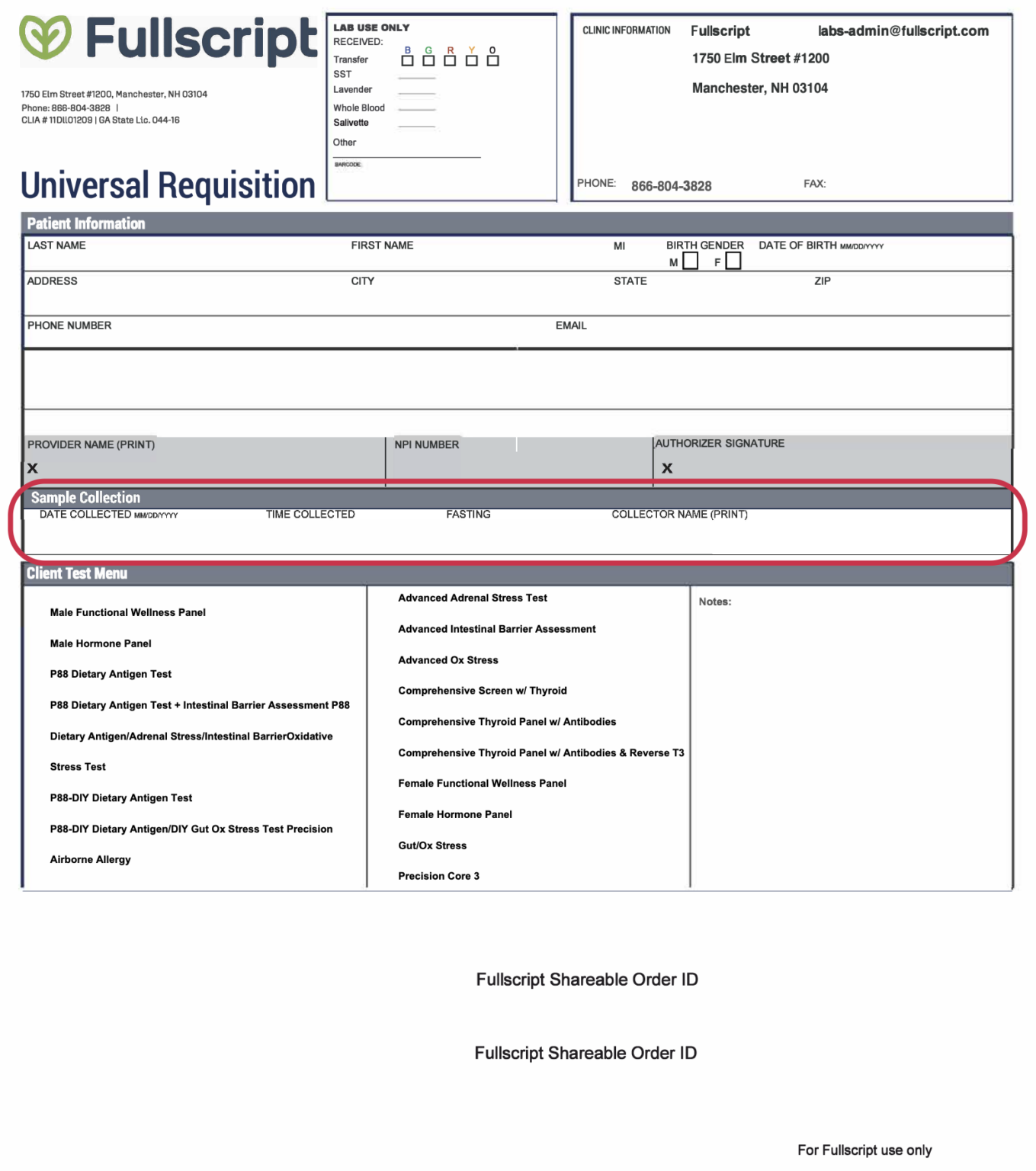 Complete your Precision Point requisition - Fullscript Support Center