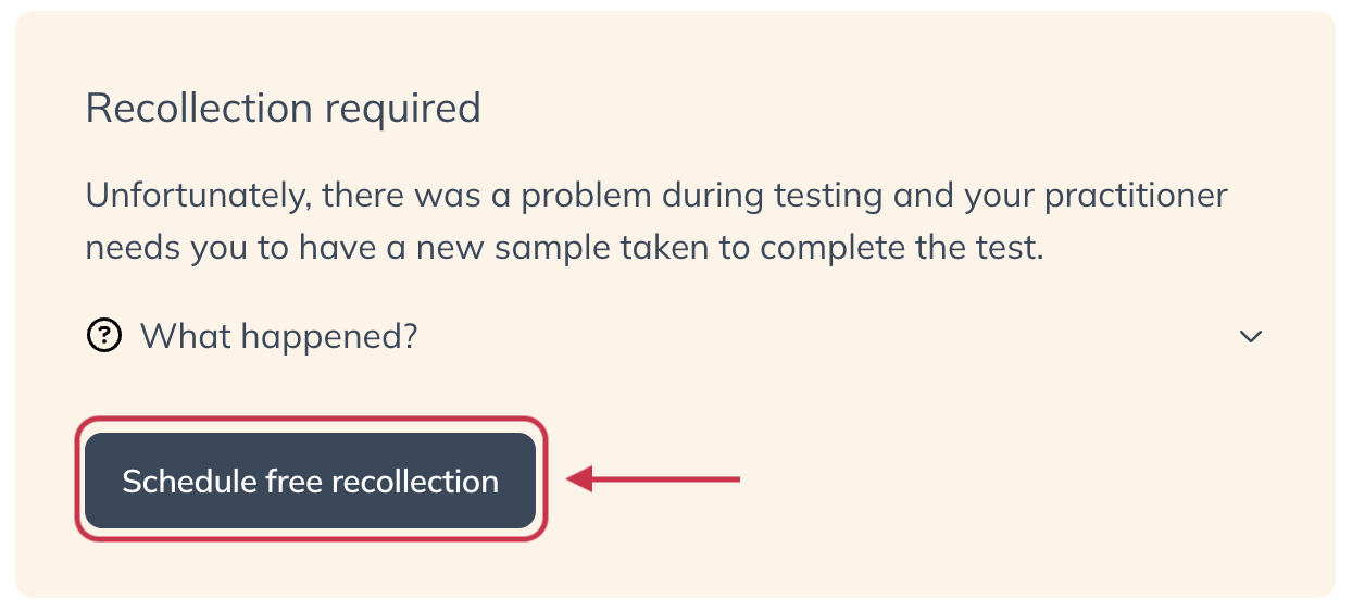 Fix a specimen issue with your lab sample. - Fullscript Support Center