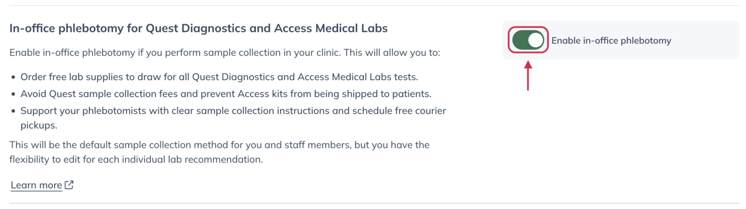 In-office phlebotomy - Fullscript Support Center